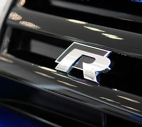 R line Grill Badge Emblem Decal Logo Grille Golf for Polo Scirocco R20 ...