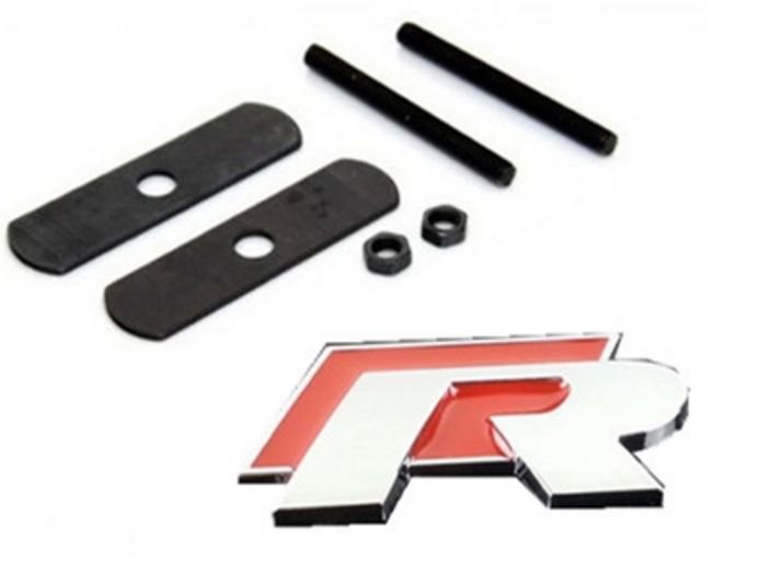 R line Grill Badge Emblem Decal Logo Grille Golf for Polo Scirocco R20 ...