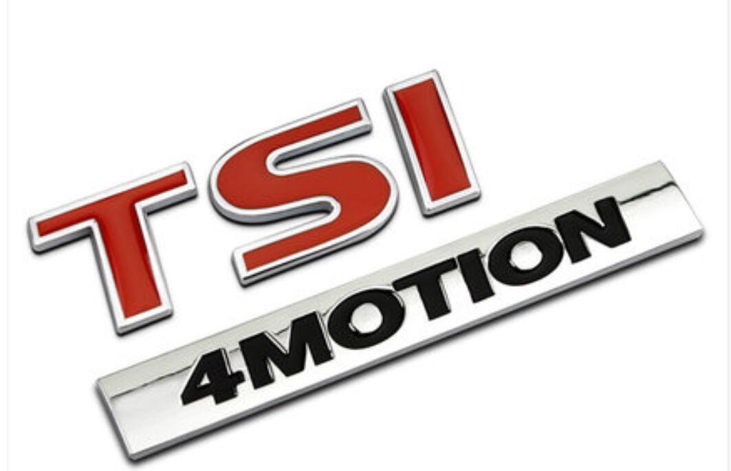 Chrome Metal Big""TSI"" Badge Emblem Logo VW Polo Golf Passat Jetta ...