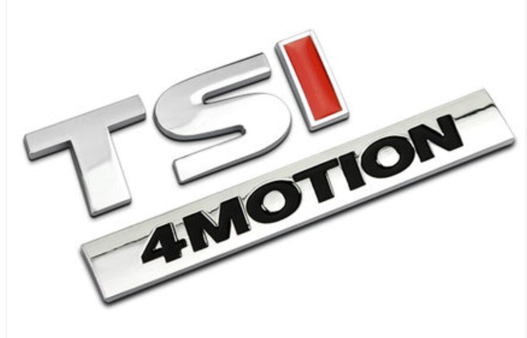 Chrome Metal Big""TSI"" Badge Emblem Logo VW Polo Golf Passat Jetta ...