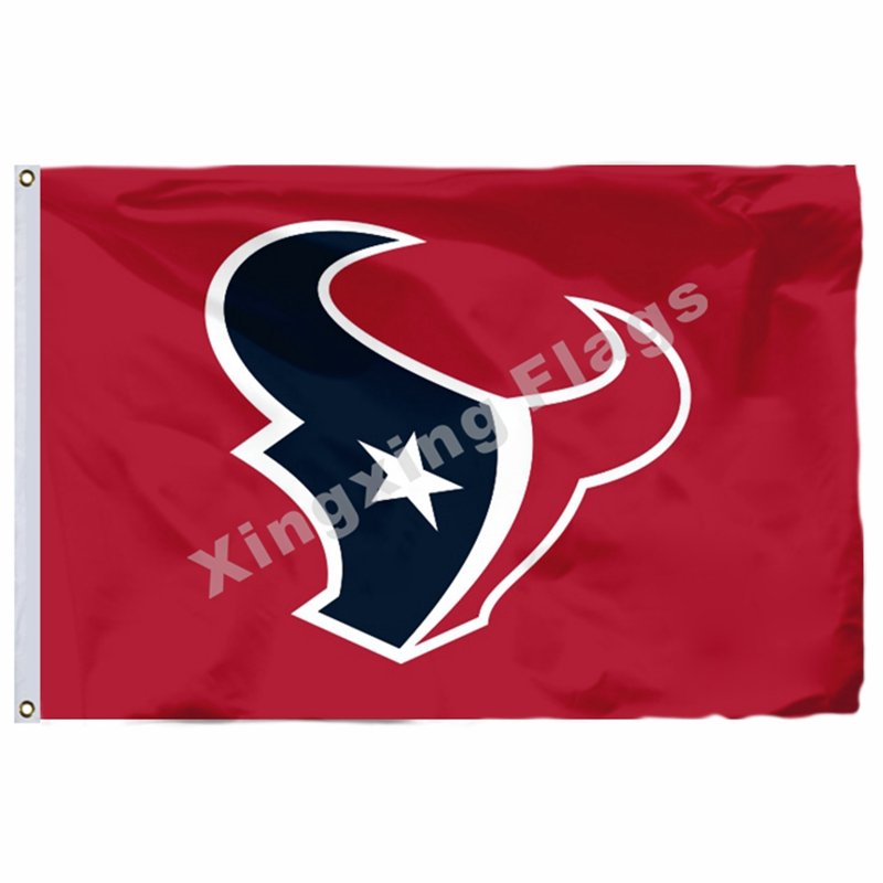 Houston Texans Column Flag 3ft x 5ft Polyester NFL Houston Texans ...