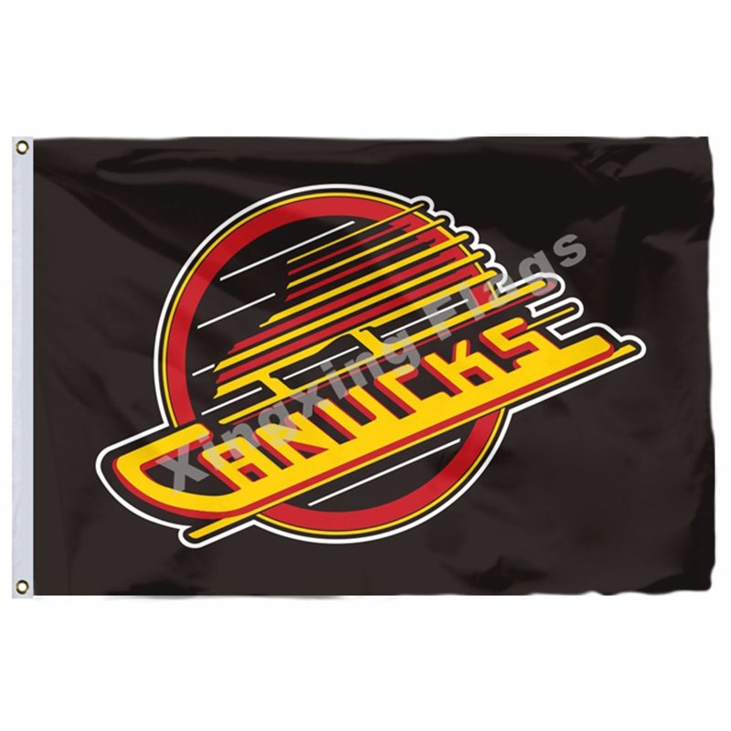 Vancouver Canucks Flag 3FT x5 FT 150X90CM Banner 100D Polyester NHL flag