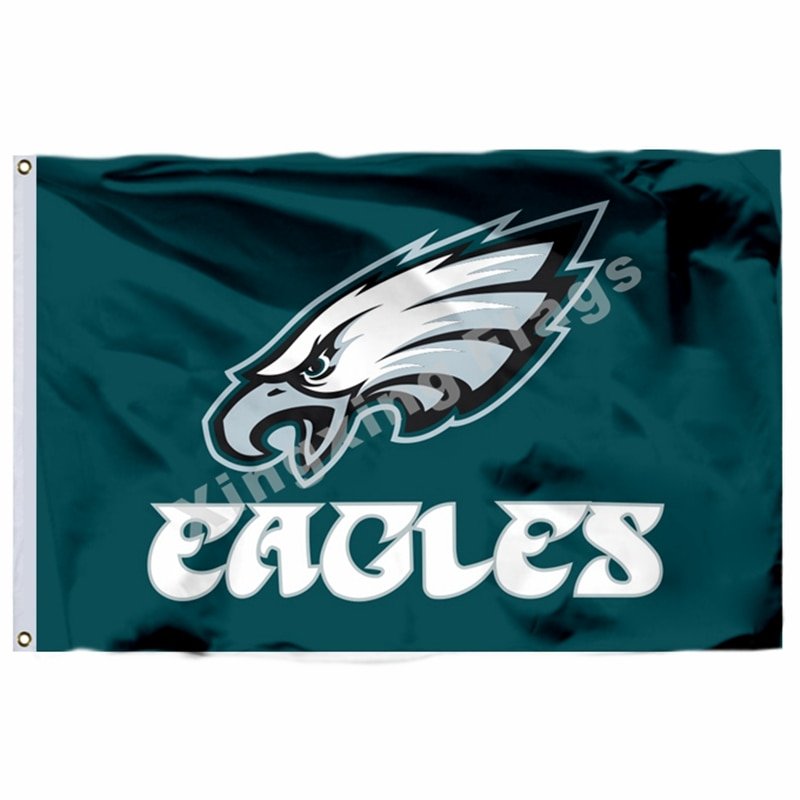Philadelphia Eagles Wordmark Flag 3ft x 5ft Polyester NFL Philadelphia ...