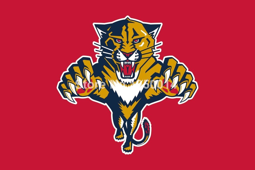Florida Panthers Large Logo Flag 3FT x5 FT 150X90CM Banner 100D ...