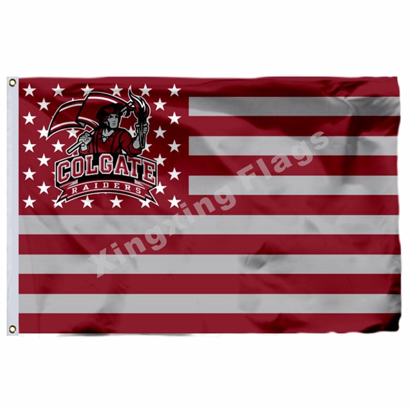 Colgate Raiders Nation Flag 3ft X 5ft Polyester NCAA Banner Flying Size ...