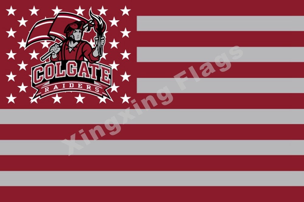 Colgate Raiders Nation Flag 3ft X 5ft Polyester NCAA Banner Flying Size ...