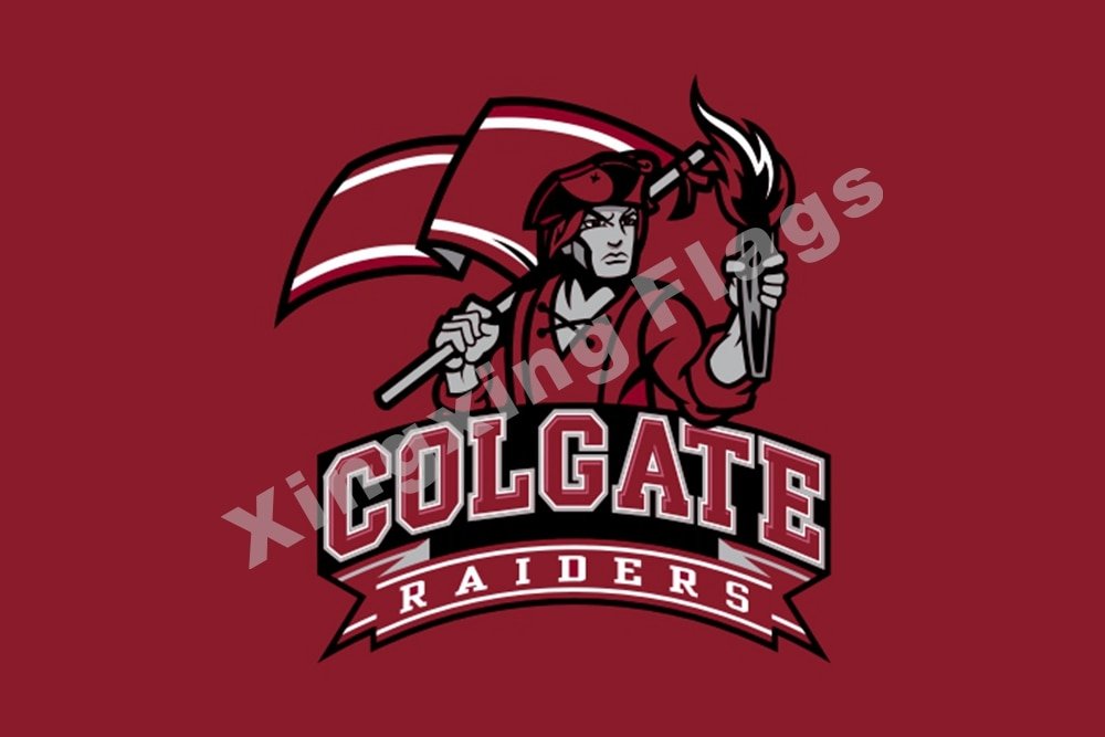 Colgate Raiders Nation Flag 3ft X 5ft Polyester NCAA Banner Flying Size ...