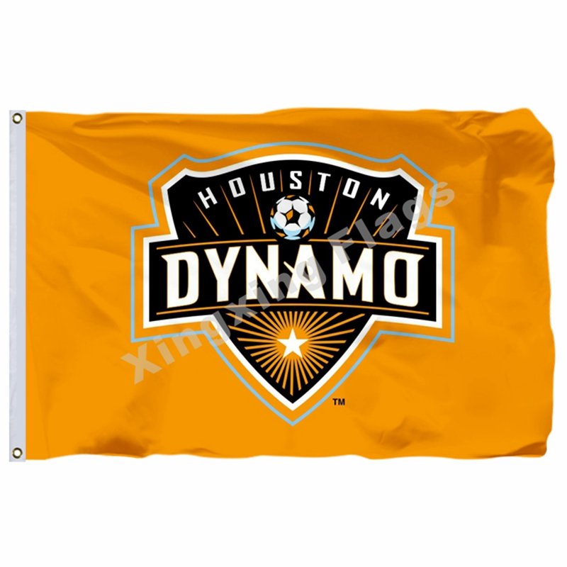 Houston Dynamo Flag 3ft X 5ft Polyester MLS Houston Dynamo Banner ...