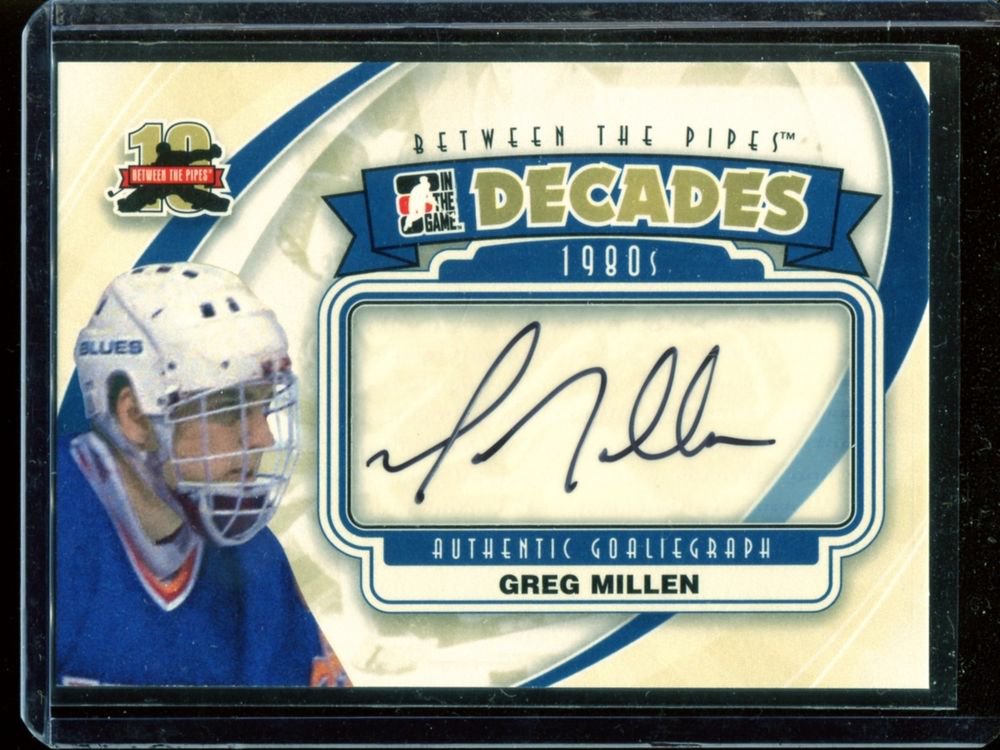 2011-12 ITG Between the Pipes Goaliegraph Autograph A-GMI Greg Millen