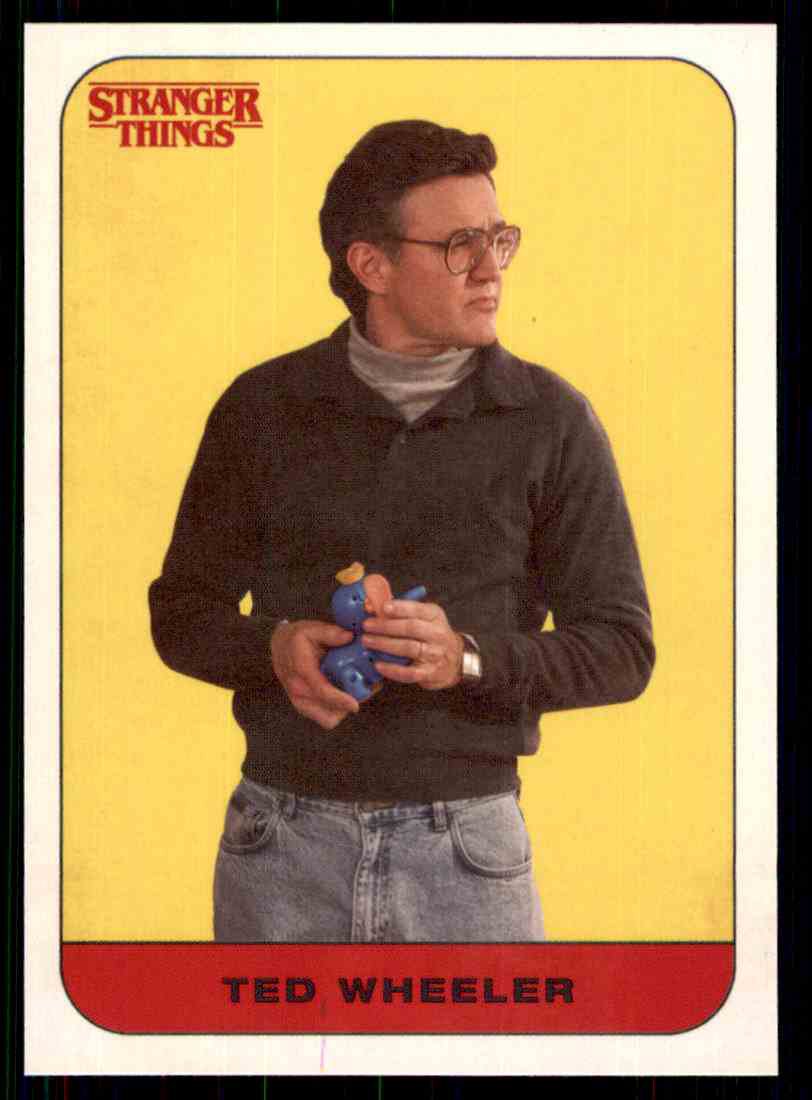 2018 Topps Stranger Things Season 1 Character Sticker #14 Ted Wheeler