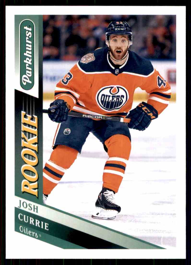 2019-20 Parkhurst Hockey #316 Josh Currie Rookie
