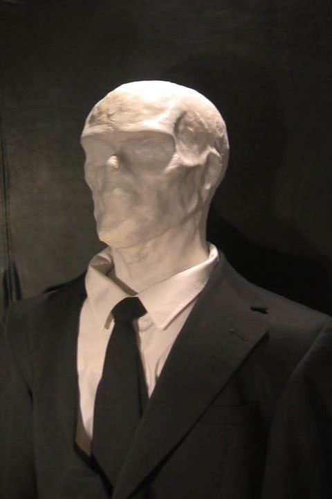 New SLENDER MAN slenderman foam head bust prop Haunt Horror Halloween ...