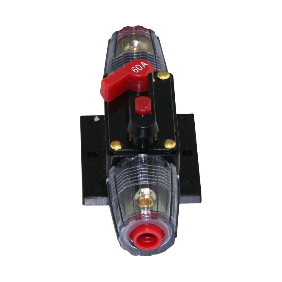 50A Car Audio Inline Circuit Breaker Fuse For 12-48V Protection Cb02-50A