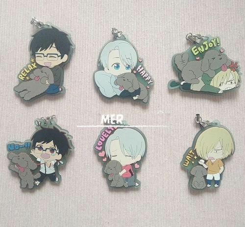 Yuri on Ice Victor Movic Anime Figure Rubber Strap Phone Charm Keychain ...