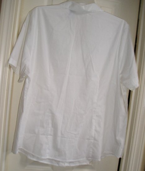 White Stag Womens Misses White Blouse Top 22 24w New