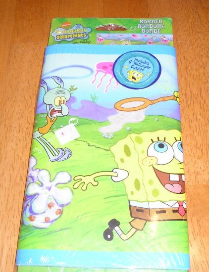 Spongebob SquarePants Wall Paper Border and Bonus CutOuts New