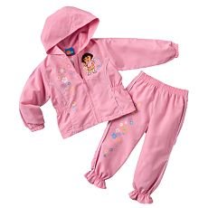 Dora the Explorer 3 Pc Set Lot Jacket Pants Tee Size 3T Set 3 Pieces