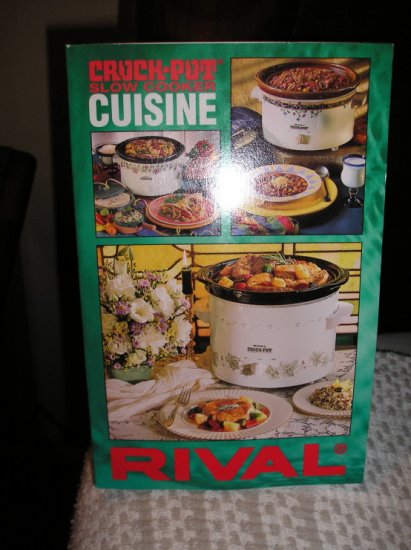 Rival CookBook Cook Book Lot 2 Books Time to Enjoy and Slow Cooker ...