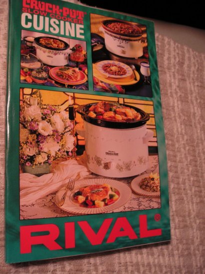 Rival CookBook Cook Book Lot 2 Books Time to Enjoy and Slow Cooker ...