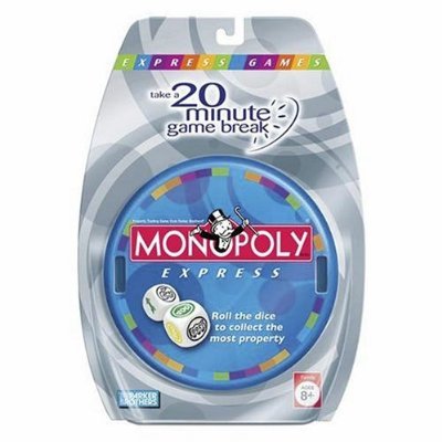 Monopoly Express Portable Monopoly Game Parker Brothers SEALED