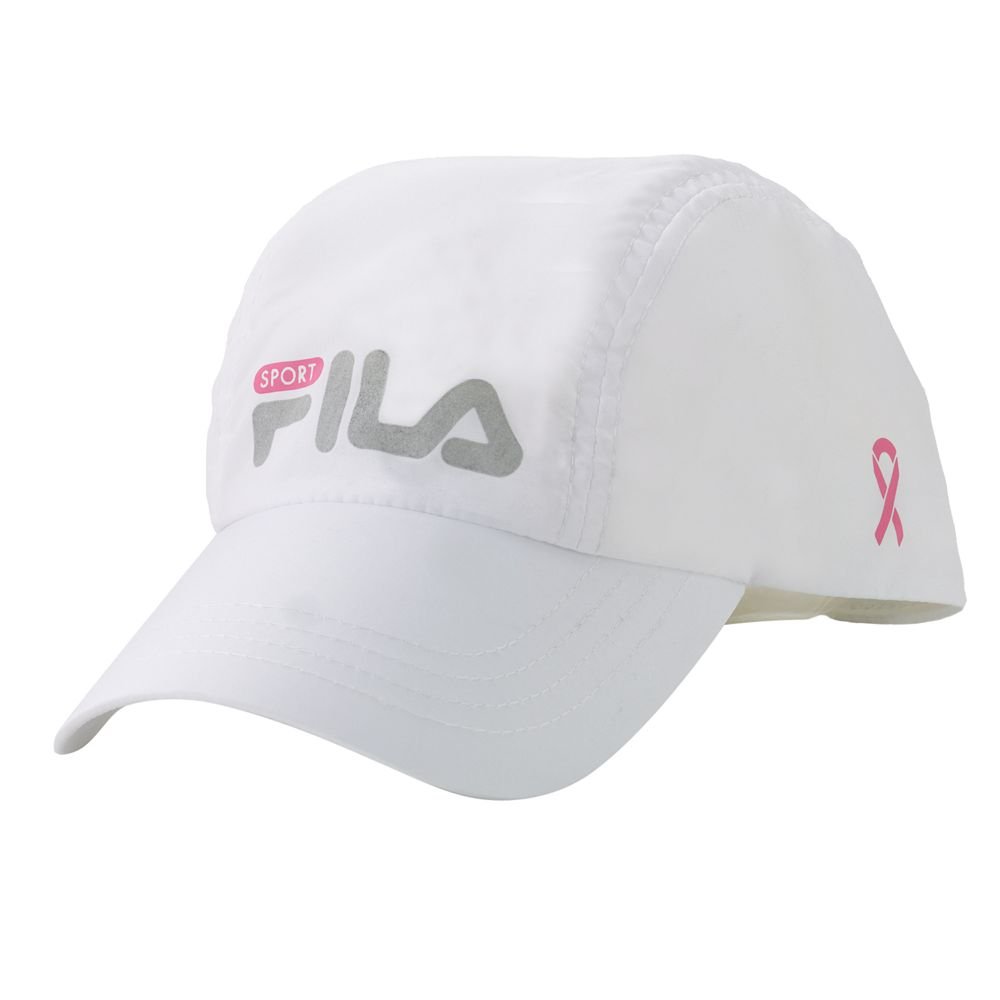 FILA Breast Cancer Awareness Baseball Style Hat Running Cap White OSFA NEW