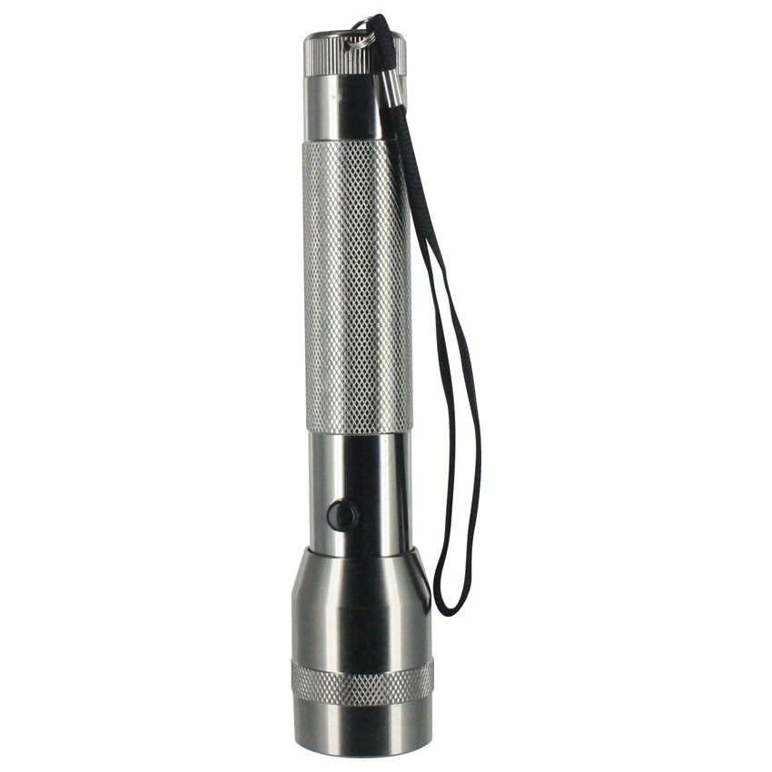 Totes Heavy-Duty Aluminum Flashlight in Silver - NEW $20