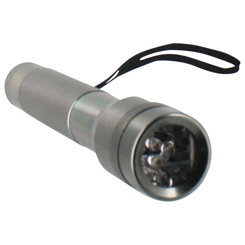 Totes Heavy-Duty Aluminum Flashlight in Silver - NEW $20