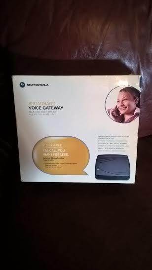 Motorola VT1000 Broadband Voice Gateway Vonage Start-Up KIT NEW