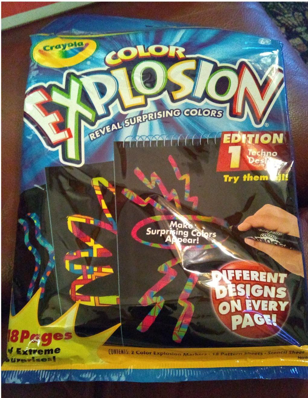Crayola Color Explosion Edition 1 Surprise Colors Magic Designs - 18 ...