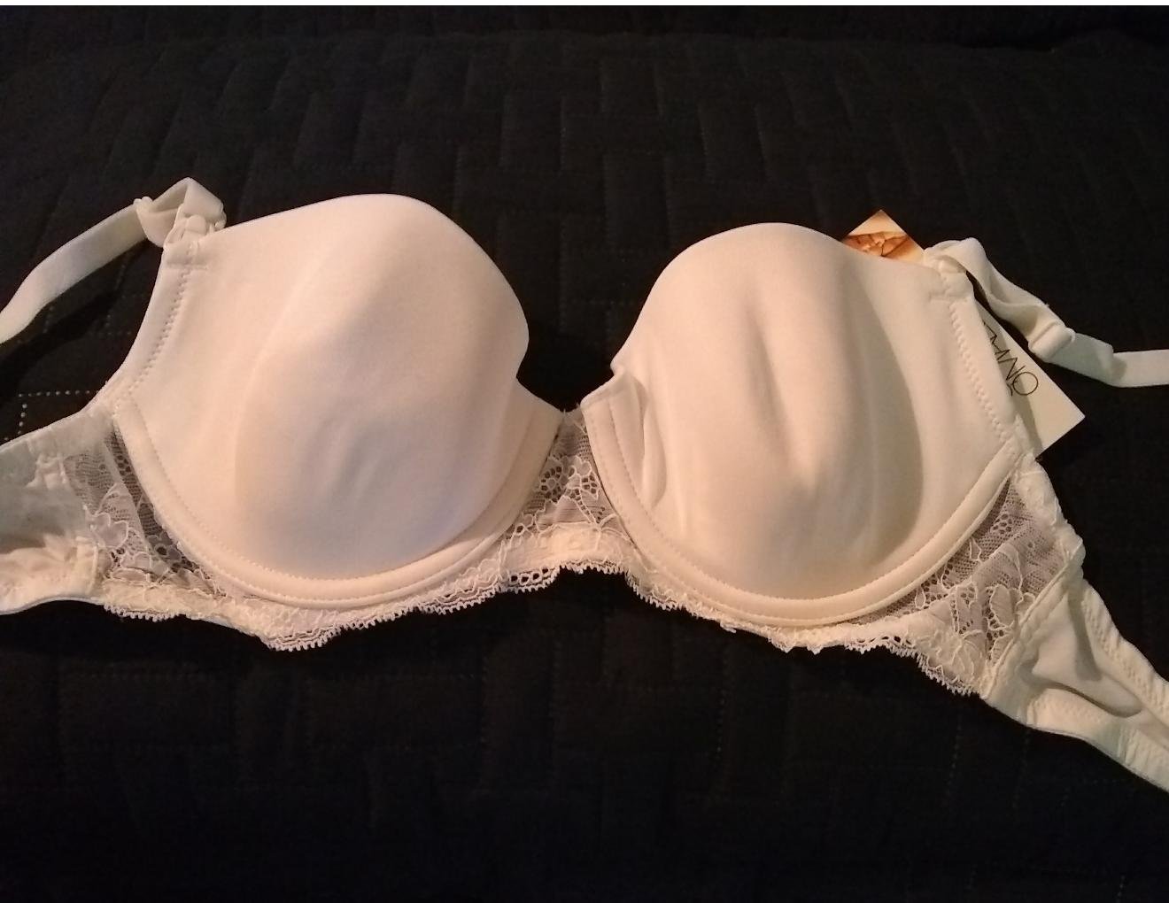 NEW 34B Gilligan & O'Malley Underwire Microfiber Nursing Bra in White ...