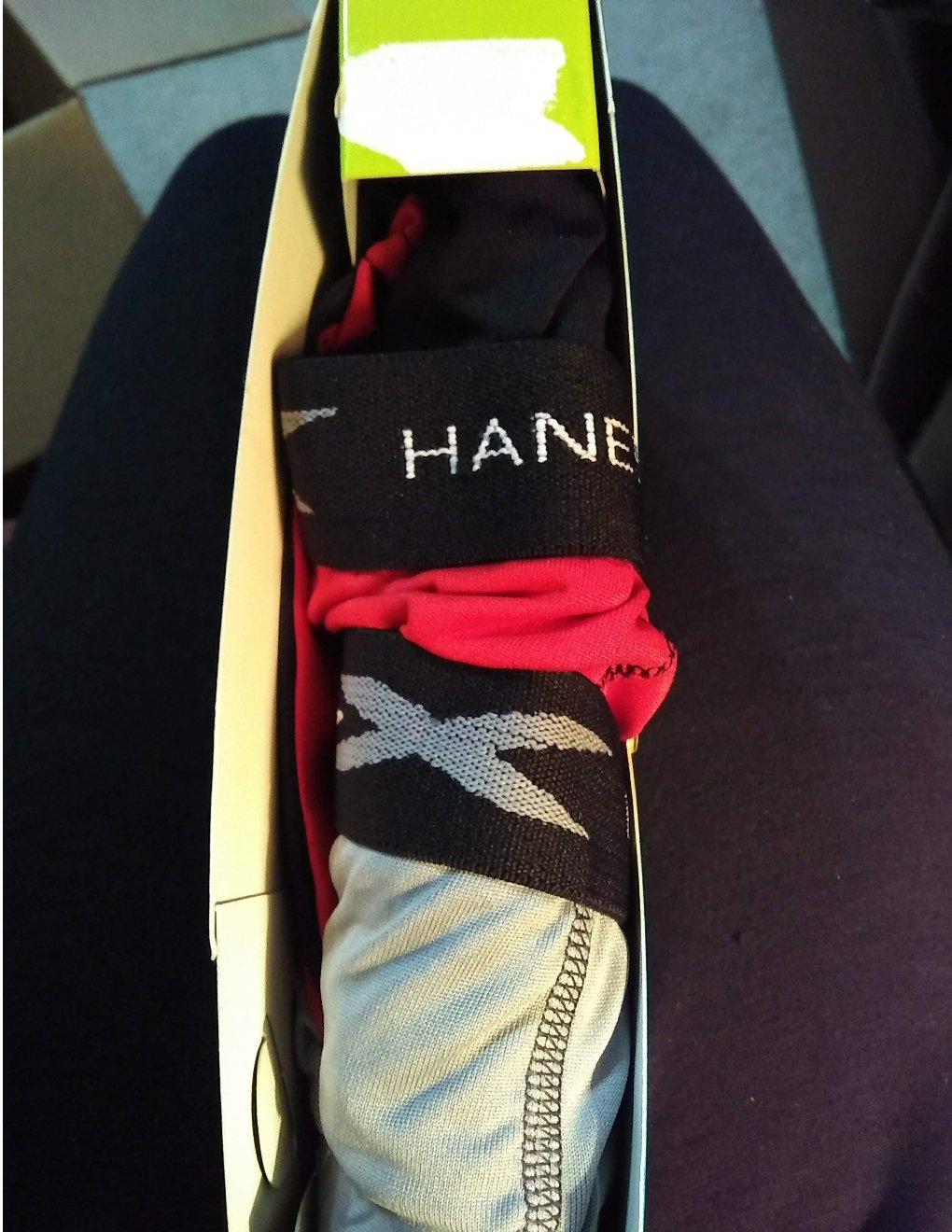 NEW Medium Black/Red Hanes 3 Pack Mens X-Temp TAGLESS Boxer Briefs ...