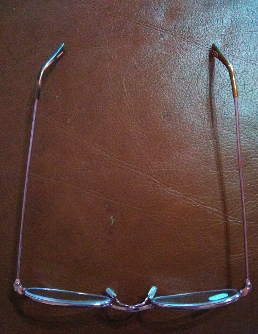 NEW Slim Line Reading Glasses Cheaters Metal Frame 2.25 Mag Purple Frames