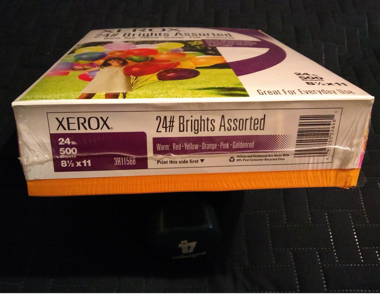 New Sealed NEW 24# Brights Assorted Color Copy Paper XEROX