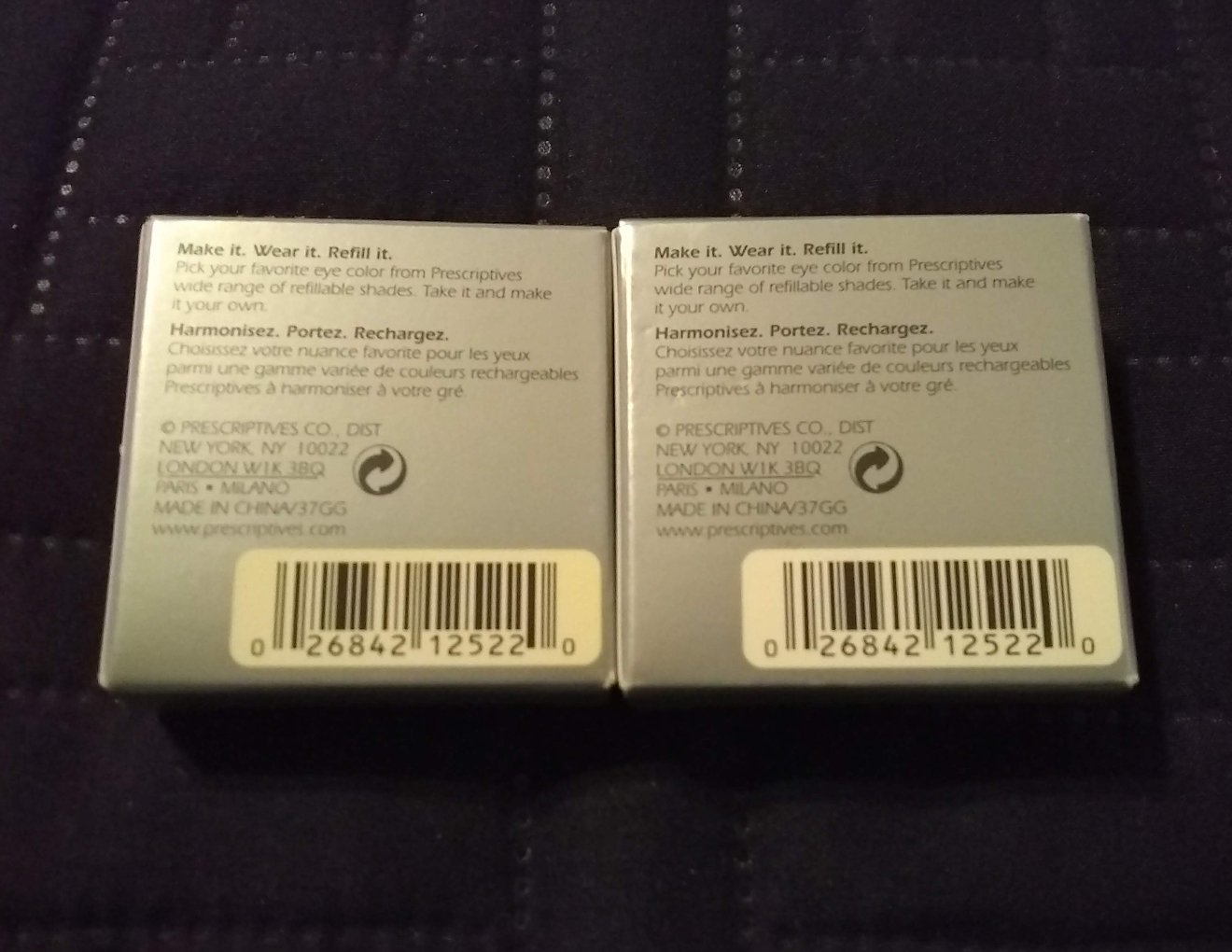 NEW in Boxes Prescriptives U-Pick, Refillable Compact - Small - Lot Of 2