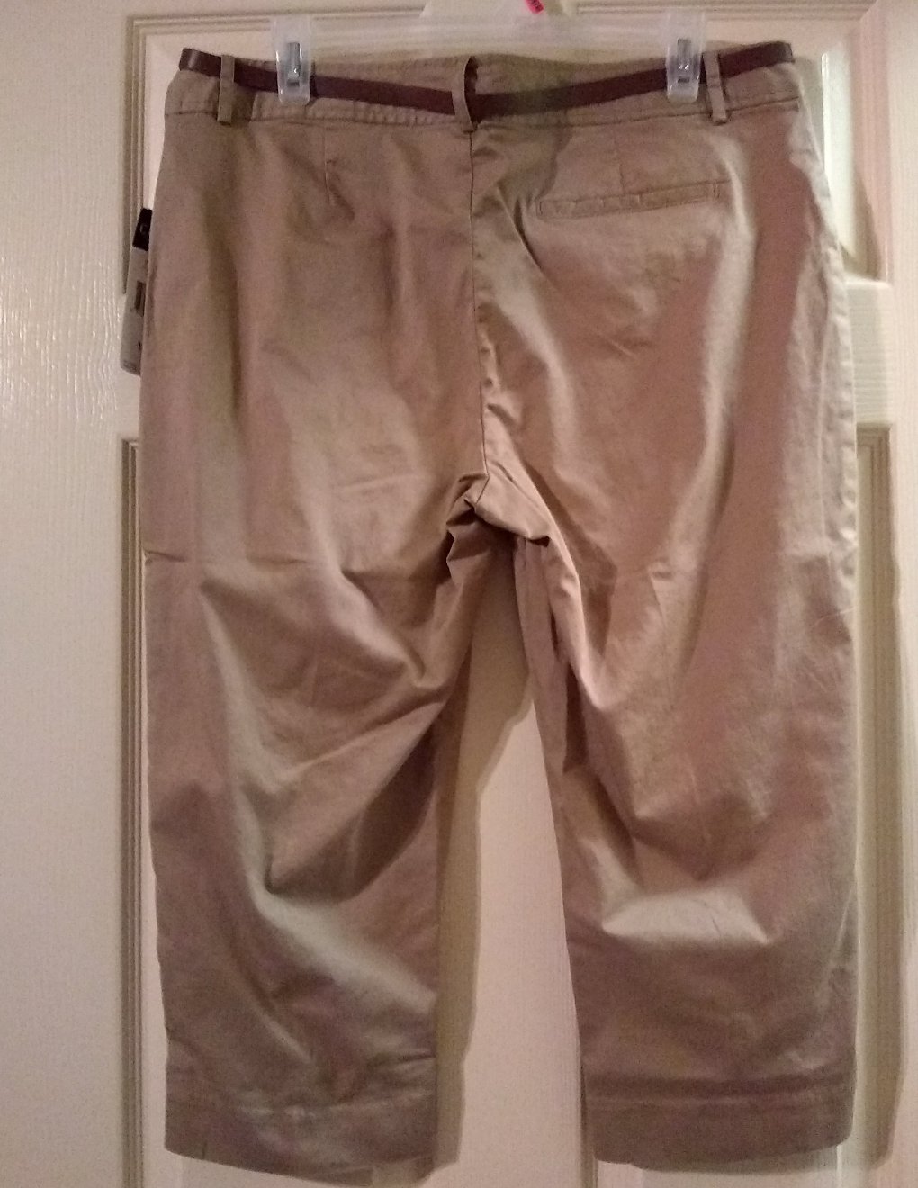 NEW Chaps Brand Modern Expedition Twill Capris Capri Pants Sz. 12 ...