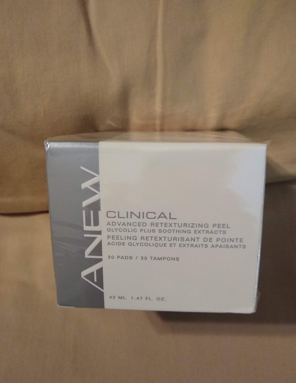 NEW SEALED Avon ANEW Clinical Advanced Retexturizing Peel Pad application 30 PADS