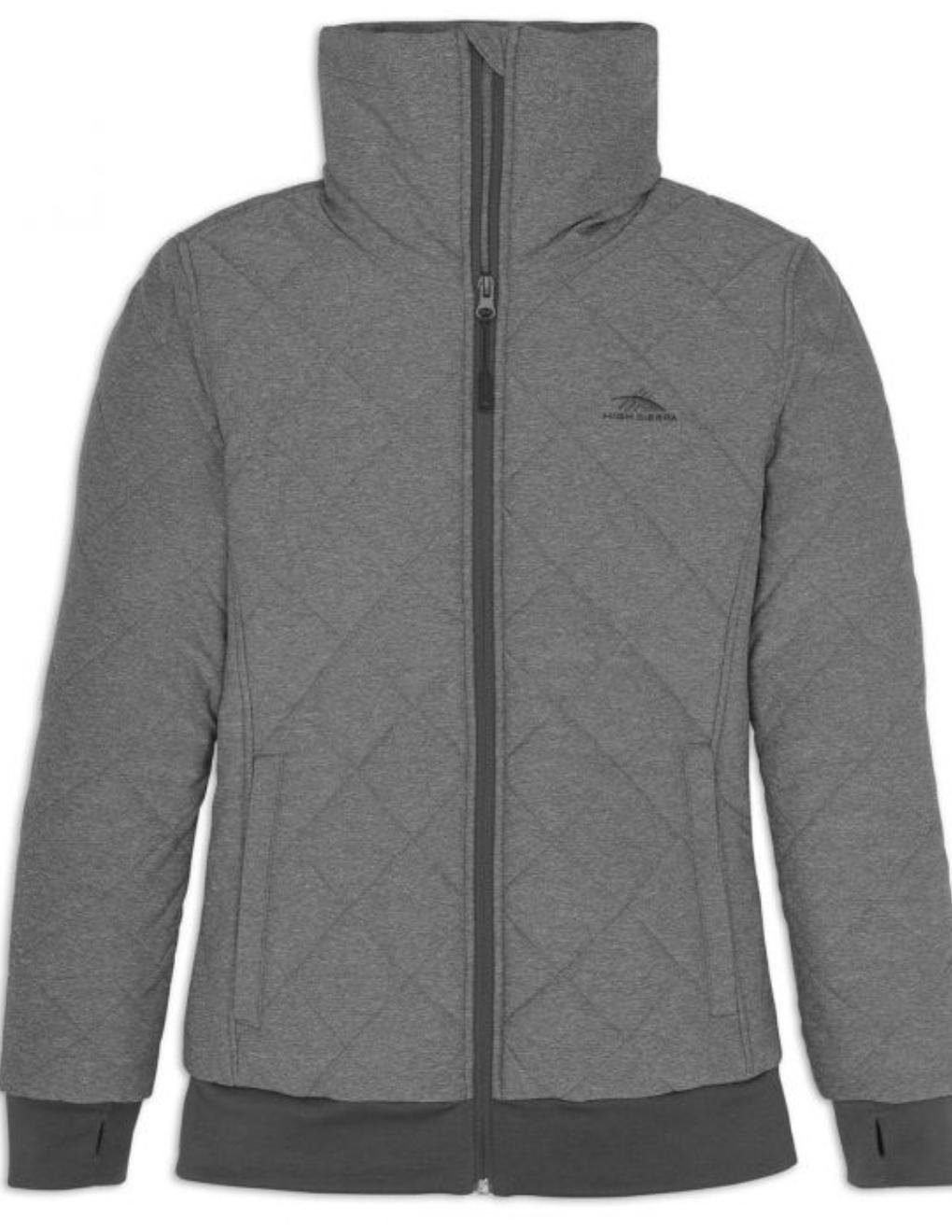 NEW High Sierra Lynn Women’s Insulated Zip Jacket Gray Lightweight ...