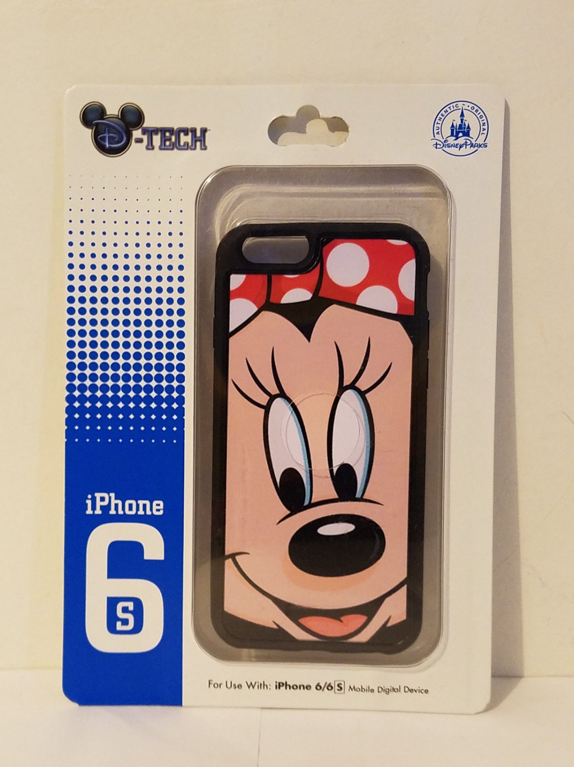 Disney D Tech Minnie Mouse Face Iphone 6/6s Phone Case New