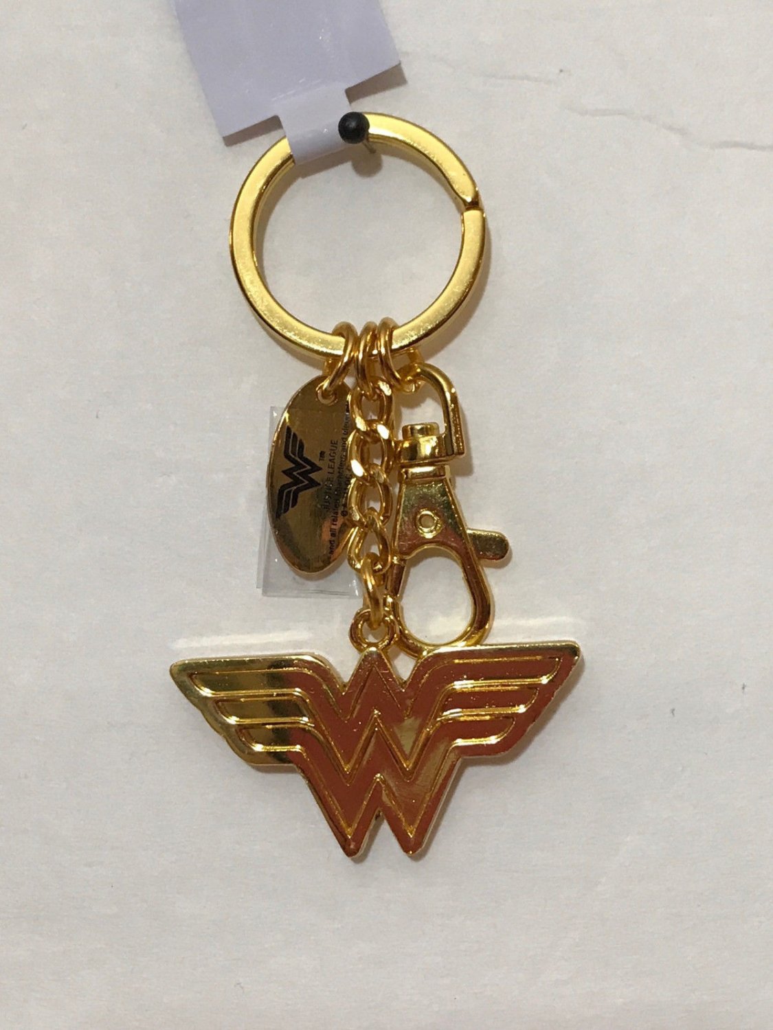 Six Flags Magic Mountain DC Comics Wonder Woman Logo Gold Plated Metal ...