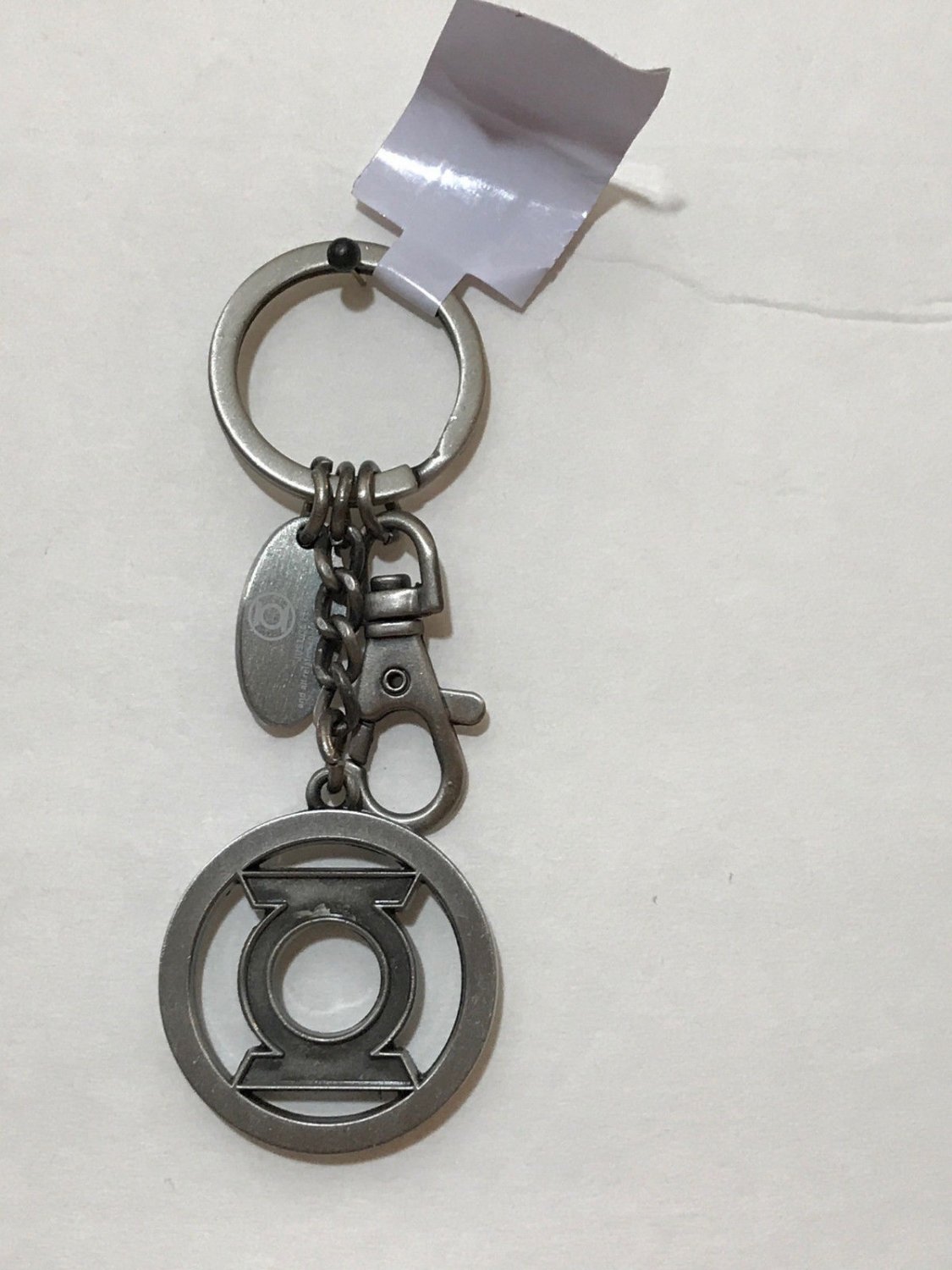 Six Flags Magic Mountain DC Comics Green Lantern Logo Metal Keychain