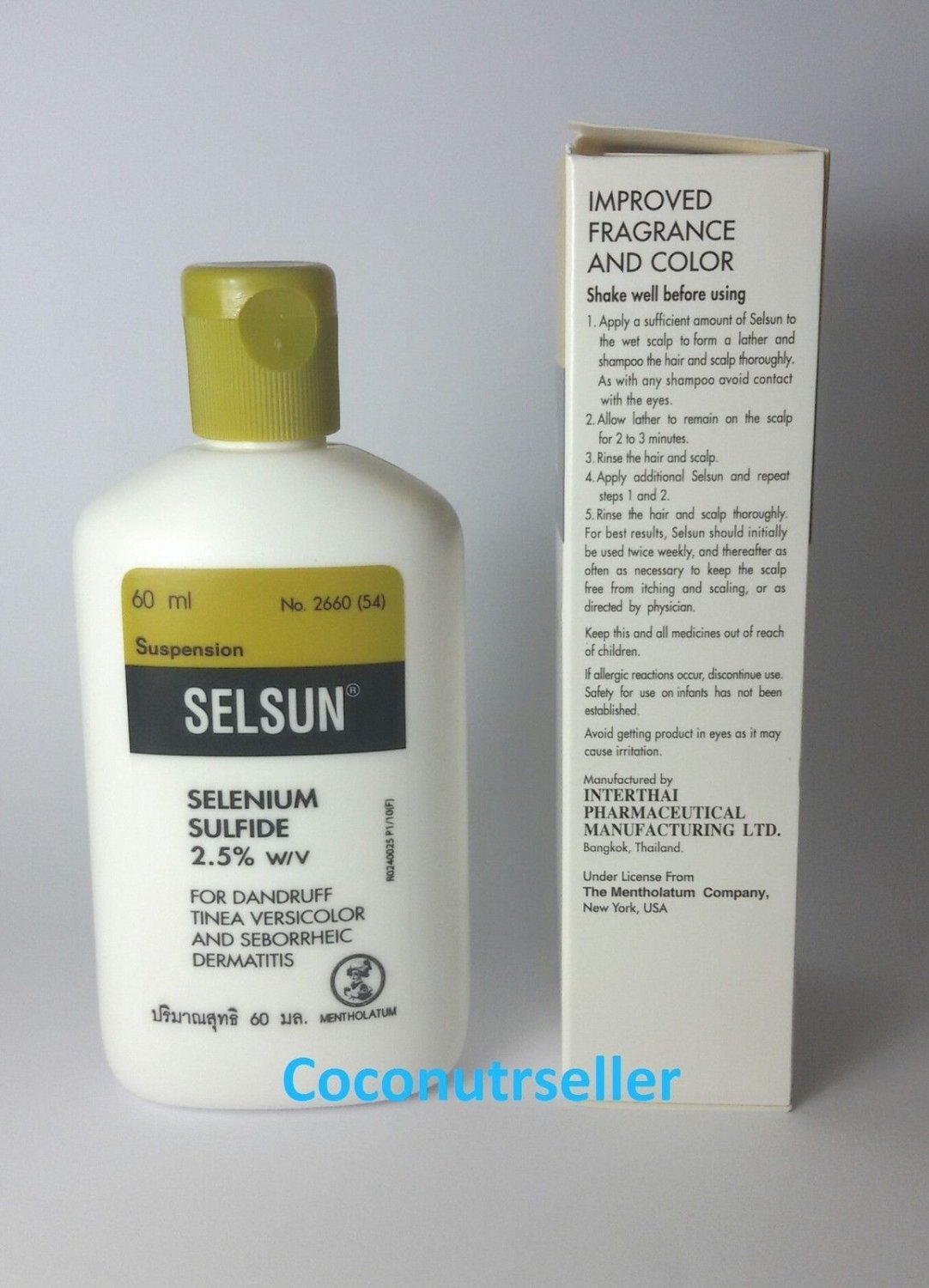 SELSUN Anti Dandruff Shampoo Selenium Sulfide 2 5 60 Ml