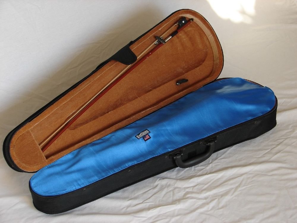 BLUE "AxeShield HD" Satin Violin Protection Shroud FITS Soft 4/4 Case