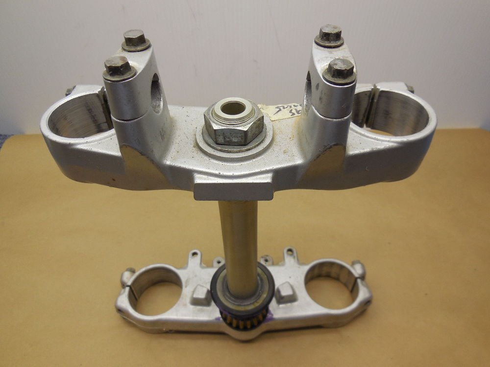 1995 Yamaha YZ125 Triple trees tree handlebar clamps clamp 95 YZ 125