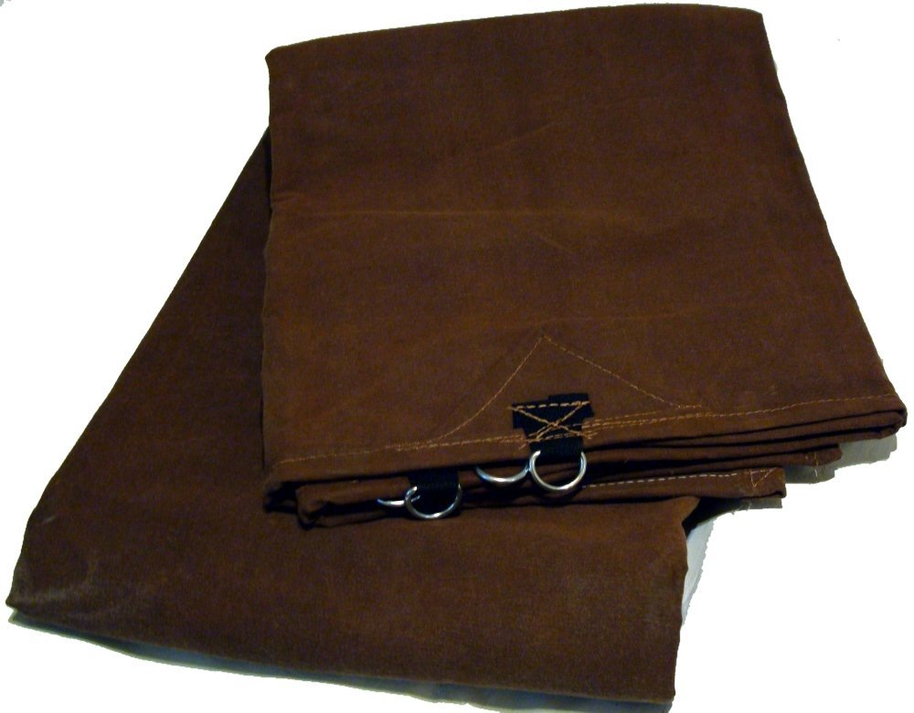 5x7 Custom 18 Oz Canvas Tarpaulins D-ring Tarp Heavy Protection ...