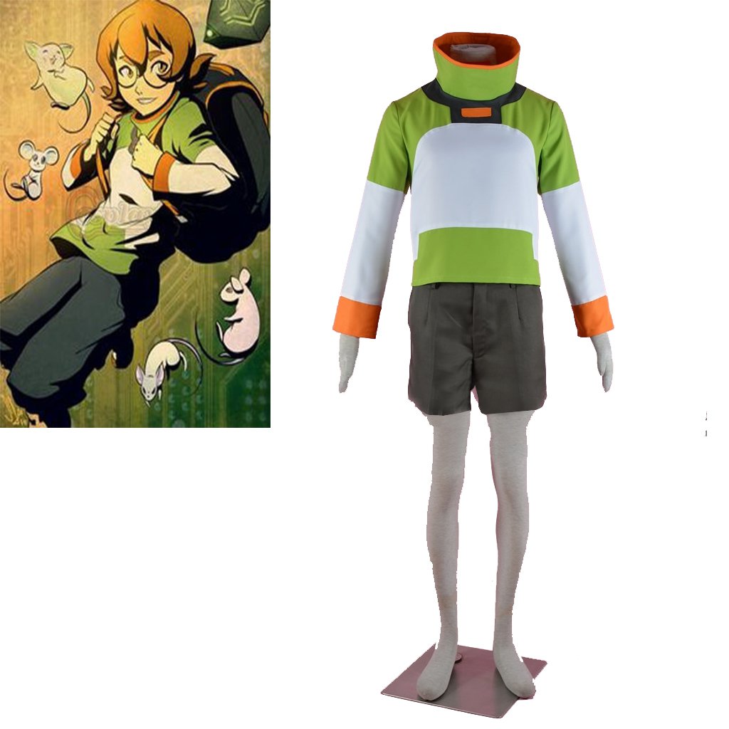 Pidge Cosplay Costume from Voltron: Legendary Defender Top and Short