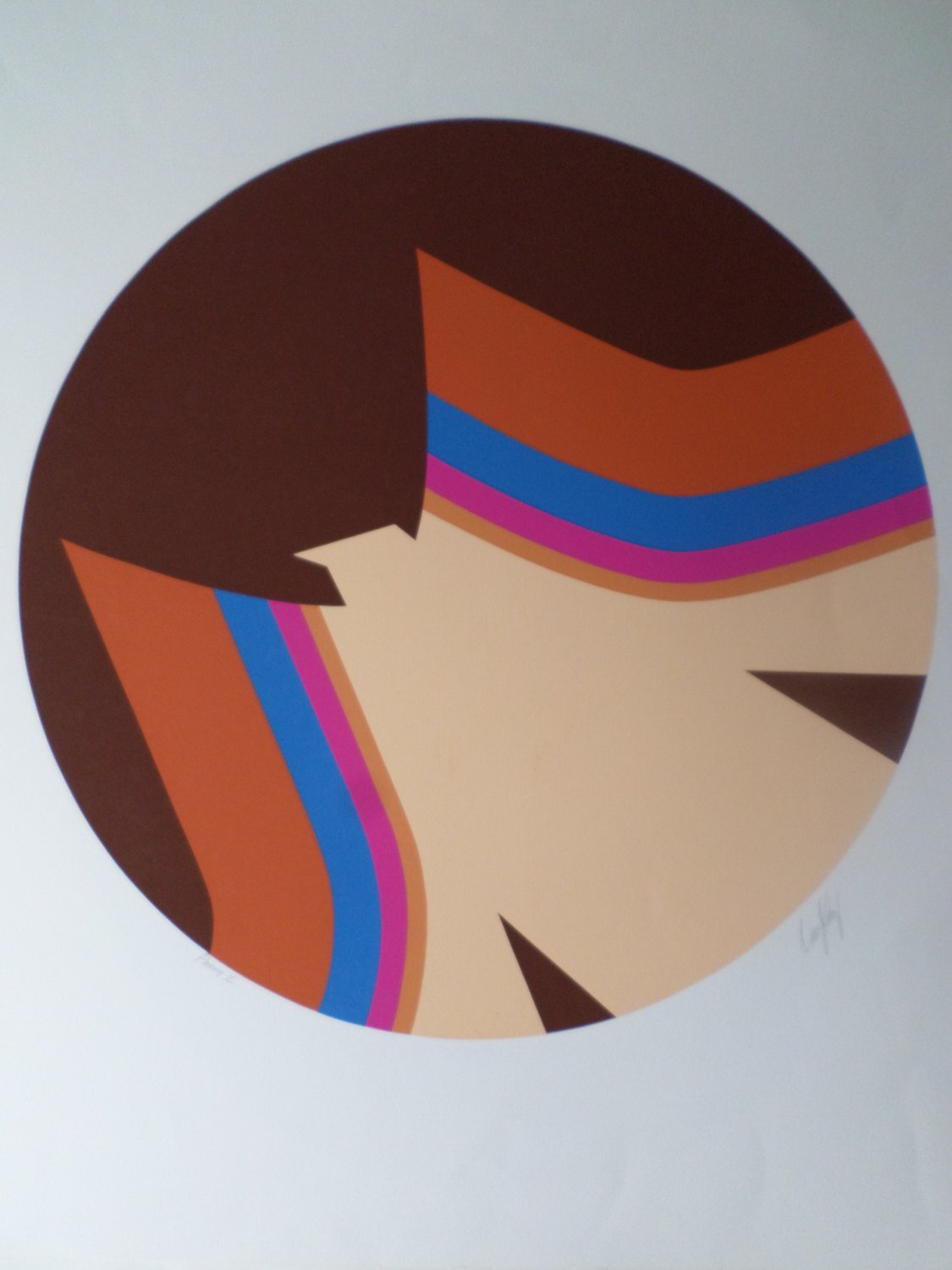 Doug Danz Signed Abstract Print Proof Phoenix II