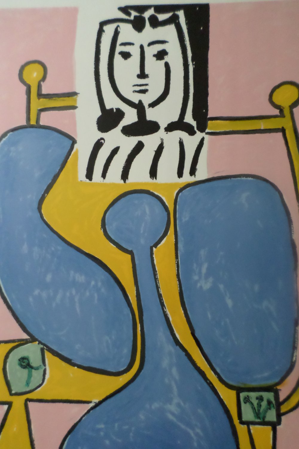 Pablo Picasso Marina Art Woman and Blue Rose Print Collection Marina ...