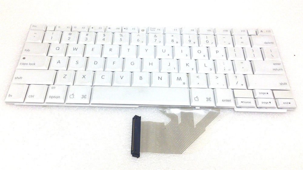 iBook G4 12" Keyboard 2004 800MHz~Mid 2005 1.33GHz 922-6132 922-6901 ...