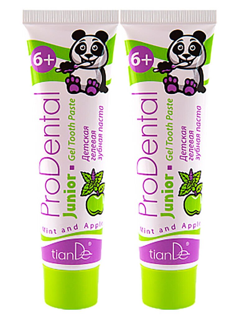 2x 50g Junior Gel Toothpaste Prodental for Children Special teeth need ...