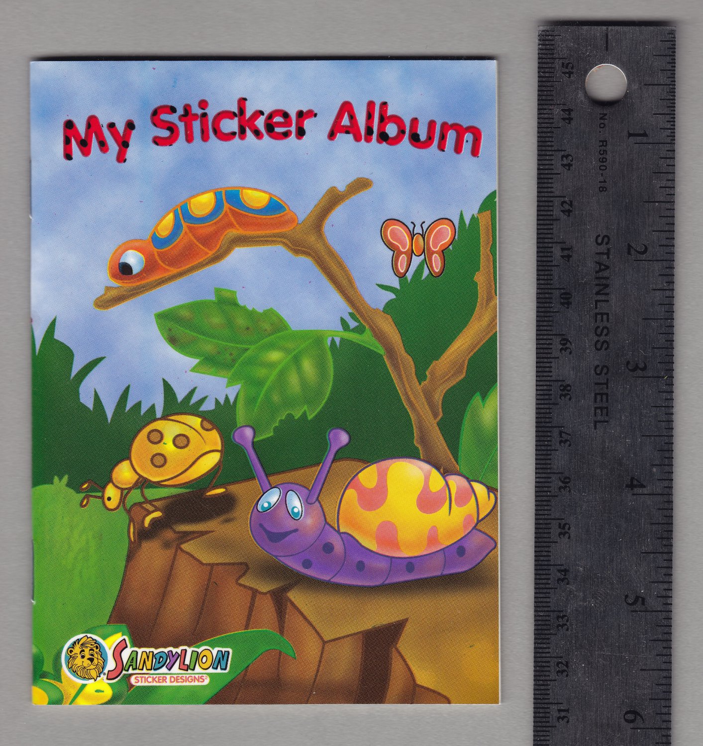 Sandylion Mini Sticker Book Album BUGS
